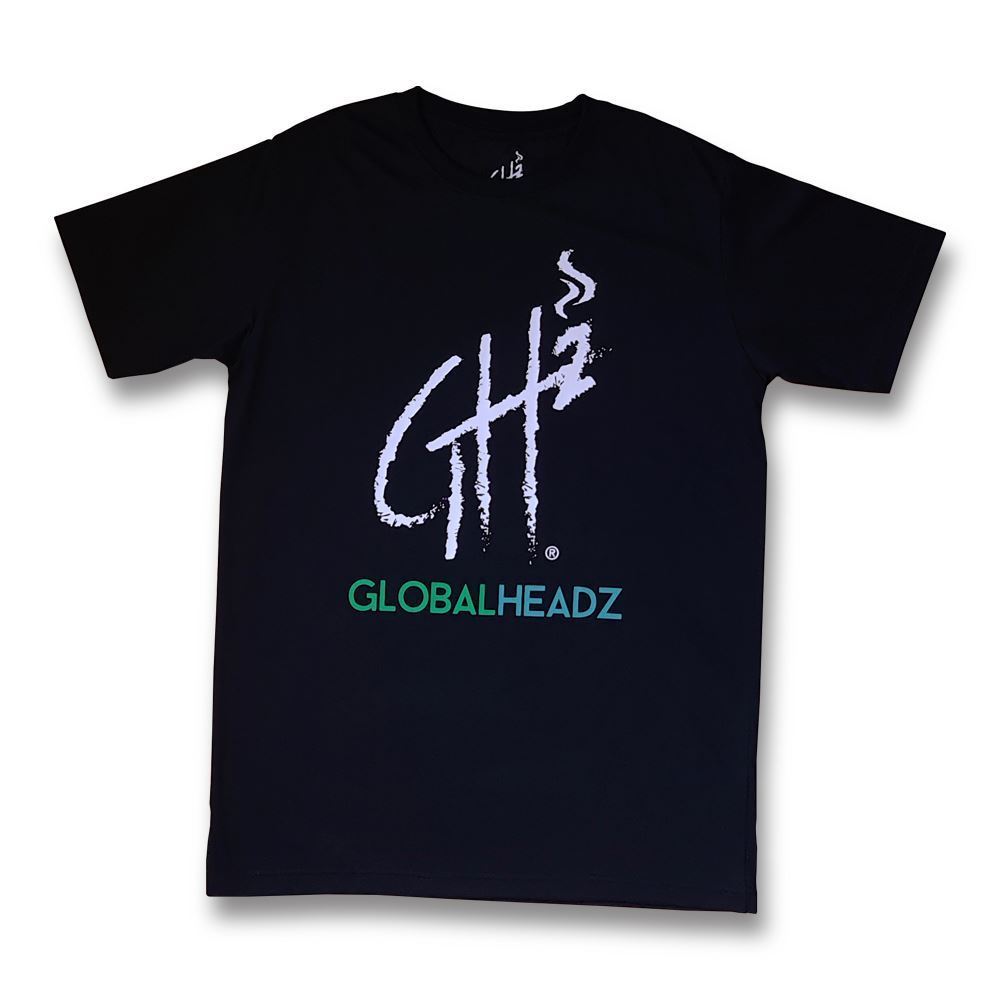 GlobalHeadz Custom Tagless Black T-Shirt - Shop Online Now!